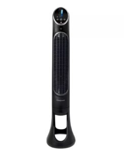 quiet-running 8-speed oscillating tower fan