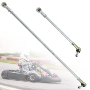 diy tie rods & ends for yerf dog go kart short & long tie rod set w/ends replacement 3/8-24 (update:short - 13.38'', long - 24.41")