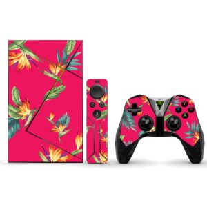 mightyskins skin compatible with nvidia shield tv pro - paradise | protective, durable, and unique vinyl decal wrap cover | easy to apply, remove, and change styles | made in the usa