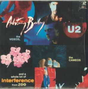 u2 ‎– achtung baby - the videos, the cameos and a whole lot of interference from zootv- laserdisc