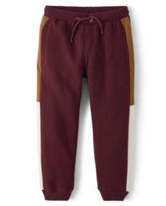 gymboree,and toddler fleece jogger sweatpants,rustic redwood,7