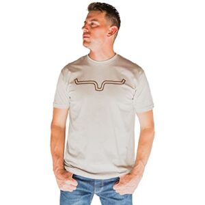 kimes ranch men's short sleeve shirt outlier tech tee/grey silk