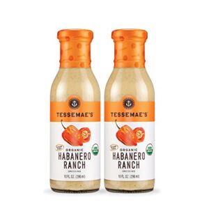 tessemae's all natural salad dressing 2-pack (organic habanero ranch)