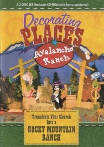 decorating places - avalanch ranch - transform your church into a rocky mountain ranch ( 2 disc set )