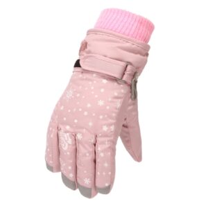 aniywn winter gloves for kids 4-9, winter snow ski gloves children snowboard gloves waterproof winter cold weather gloves