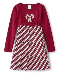 gymboree,and toddler christmas holiday dresses,royal candy cane,7