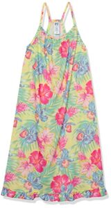 the children's place,sleeveless nightgown,tropical green,x-small