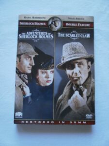 sherlock holmes double feature: the adventures of sherlock holmes/the scarlet claw