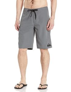 quiksilver men's standard everyday 22 inch boardshort swim trunk bathing suit, iron gate, 42