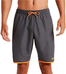 nike standard 9" volley short, iron grey, x large