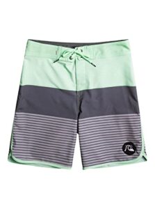 quiksilver boys surfsilk tijuana youth 17 boardshort swim trunk, iron gate, 27