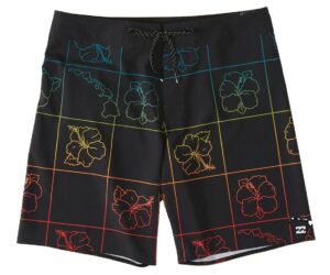 billabong andy irons sundays pro 20" boardshorts - black - 34