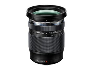 olympus m.zuiko digital ed 12-200mm f3.5-6.3 lens, universal zoom, suitable for all mft cameras (olympus om-d & pen models, panasonic g-series), black