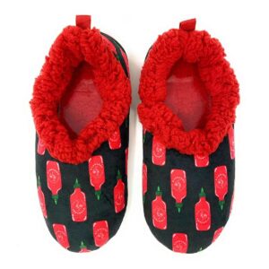 jyinstyle women's fuzzy plush non-slip slippers, warm comfy cozy house slippers, fleece lined indoor shoes