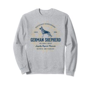 retro german shepherd vintage sweatshirt