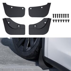 topfit for tesla model y mud flaps car mud guards defender wheel tire mud flaps splash guard for tesla model y accessories (set of 4)