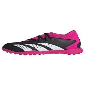 adidas predator match unisex-child shin guards accuracy.3 turf black/white/team shock pink 1