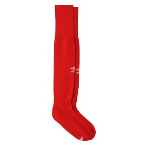 umbro club soccer socks, red, adult large (uum164507u)