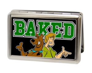 buckle-down unisex adult buckle-down business card holder - scooby doo wallet, scooby doo10, 4.0 x 2.9 us