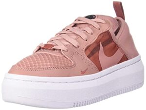 nike court vision alta txt womens shoes size 7, color: pink blush/white