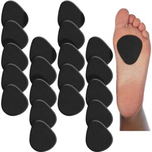 20-pack metatarsal foot pads for pain relief and neuroma, ball of foot cushions for women and men, 1/4” thick, support for the forefoot and sole, 10 pairs