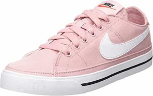 nike women's gymnastics shoes walking, pink glaze white black team or, 10.5