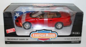 #7232do ertl american muscle 1996 camaro z28 1/18 scale diecast