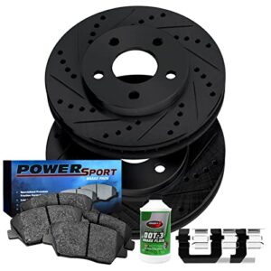 power sport front brakes and rotors kit |front brake pads| brake rotors and pads|ceramic brake pads and rotors|hardware kit bbc1.42129.42