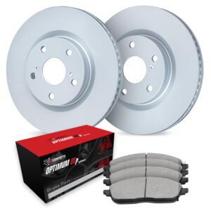 r1 concepts front brakes and rotors kit |front brake pads| brake rotors and pads| optimum oep brake pads and rotors|fits 2013-2022 infiniti jx35, qx60; nissan murano, pathfinder