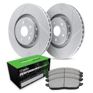 r1 concepts rear brakes and rotors kit |rear brake pads| brake rotors and pads| performance sport brake pads and rotors wlsn1-67089