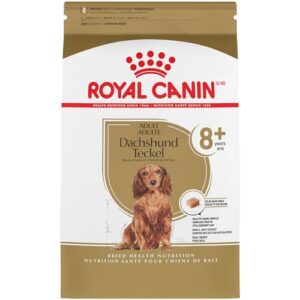 royal canin breed health nutrition dachshund teckel 8+ adult dry dog food, 3 lb bag