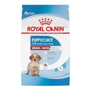 royal canin medium puppy dry dog food, 6 lb bag