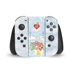 head case designs officially licensed care bears group classic vinyl sticker gaming skin decal cover compatible with nintendo switch joy-con controller