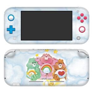 head case designs officially licensed care bears group classic vinyl sticker gaming skin case cover compatible with nintendo switch lite