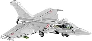 cobi armed forces rafale c fighter aircraft, silver