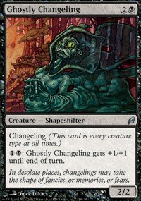 magic the gathering - ghostly changeling - lorwyn - foil