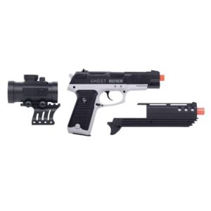 game face gfm39pg ghost mayhem spring-powered single-shot airsoft pistol