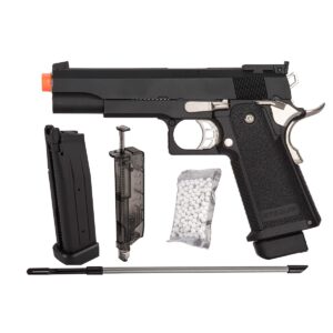 golden eagle steel/metal airsoft hand gun hi-capa 1911 airsoft pistol with 6mm bbs and speed loader