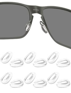 hileen 6 pairs replacement nose pads nose piece for oakley feedback oo4079 | holbrook metal oo4123 | gauge 6 oo6038 | gauge 8 oo4124 | crosshair oo4060 oo6014 oo4069 | elmont m l oo4119 sunglass