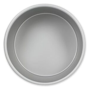 pme professional aluminum baking pan - round 7 x 3in