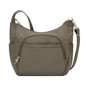 travelon anti-theft classic crossbody bucket bag