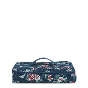 vera bradley women's cotton heat resistant casserole carrier, rose toile - recycled cotton, one size