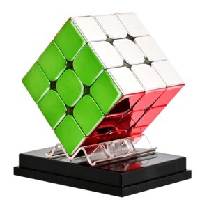 bromocube cyclone boys mirror reflective 3x3 speed cube sticerless 3x3x3 shiny cube puzzles gift for kids adults