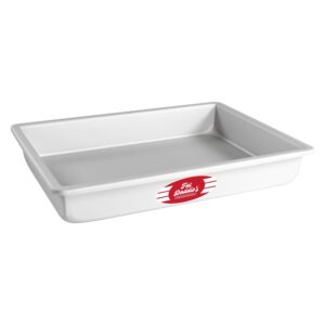 fat daddio's pob-9133 anodized aluminum sheet cake pan, 9 x 13 x 3 inch