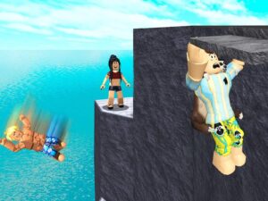 clip: climb the tallest roblox cliff for 1 million robux