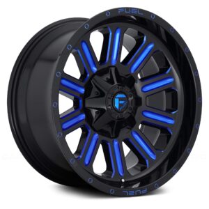 fuel hardline nlk-gloss mil blu wheel with painted (20 x 10. inches /5 x 114 mm, -18 mm offset)