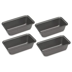 cuisinart cmbm-4lp mini loaf pan 4 count (pack of 1)