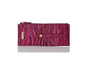 brahmin pomegranate melbourne credit card wallet