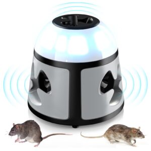 mice repellent plug-ins, ultrasonic rodent squirrels repellent indoor pest repeller, mouse deterrent rat control for house attic garage rv