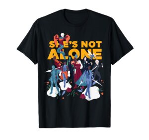 marvel avengers: endgame she's not alone t-shirt